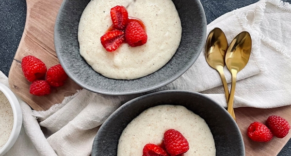 Warmer Grieß Pudding