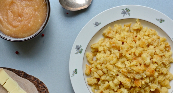 Maluns mit Bündner Apfelmus