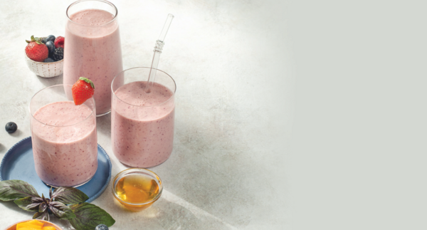 Σπιτικά smoothies με δημητριακά και φρούτα