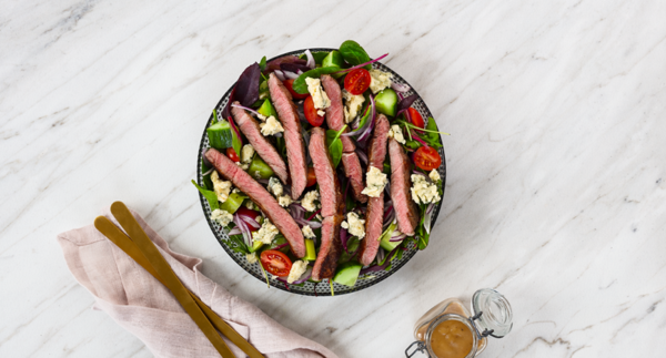 Irish Rib Eye Steak Salad