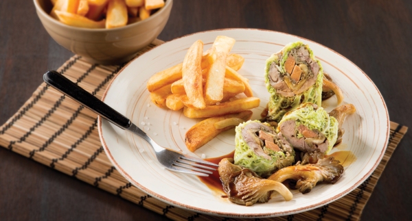 Filet de faisan au foie gras