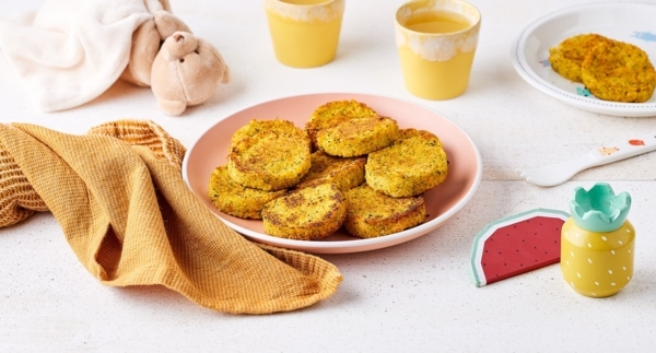 Galettes de semoule aux légumes