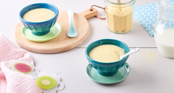 Semoule au lait de vanille
