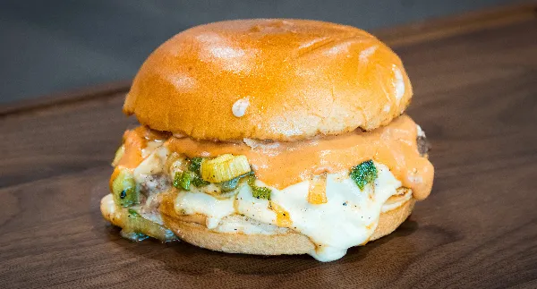 Smashed Burger vom Grill