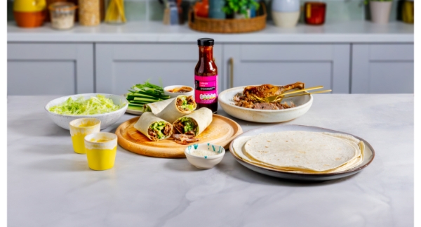 Duck Wraps with Hoisin Sauce