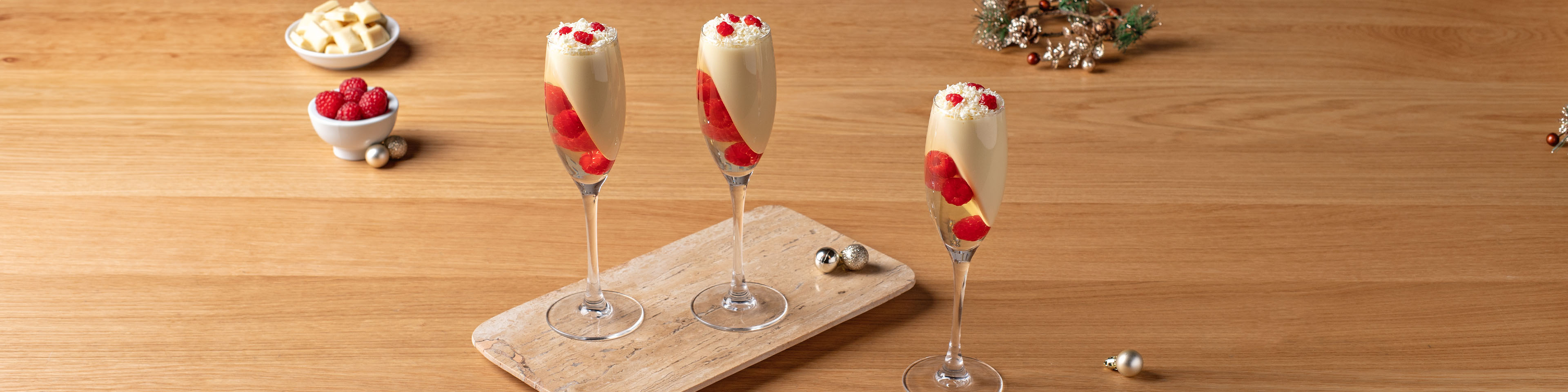 Mousse de chocolate con cava y frambuesas - Recetas - Tracce