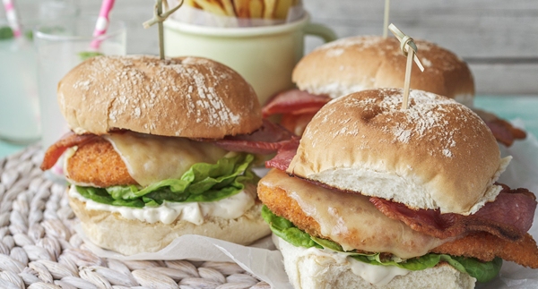 Chicken Fillet Burgers with Crispy Glensallagh Smoked Bacon, Rathdaragh ...