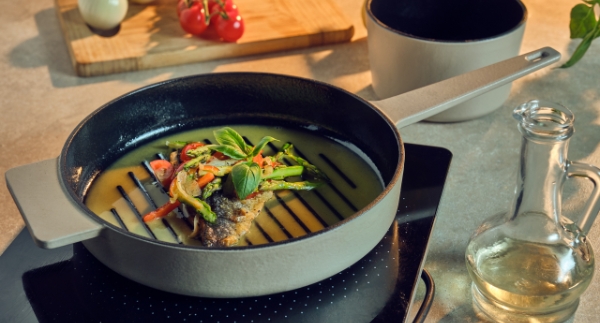 File de dorada cu legume